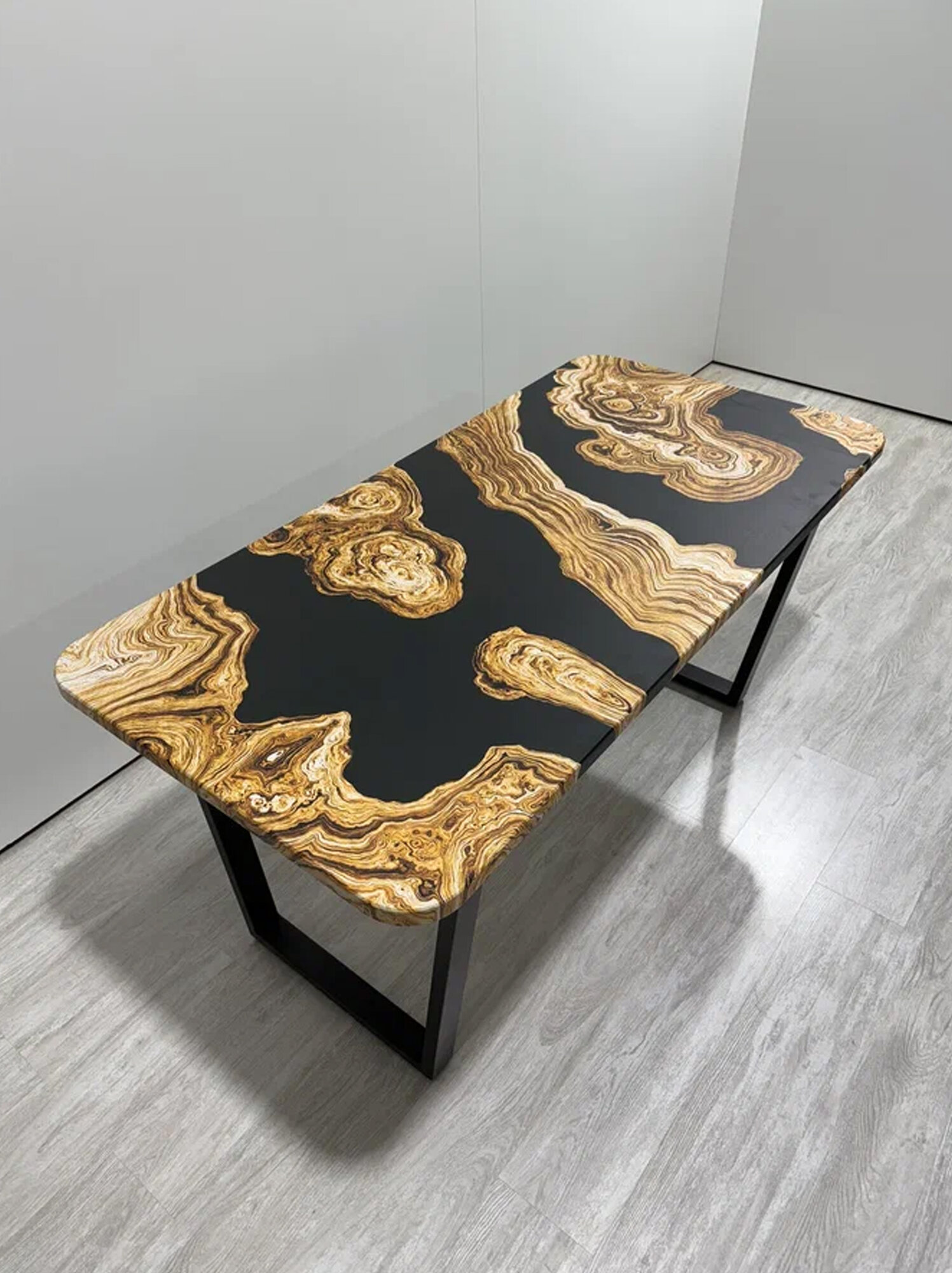 Стол компьютерный прямоугольный дизайнерский лофт THETABLE•RU 160х80 2.73/2.1