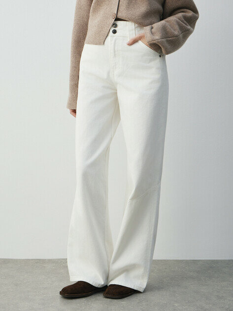 Джинсы широкие 