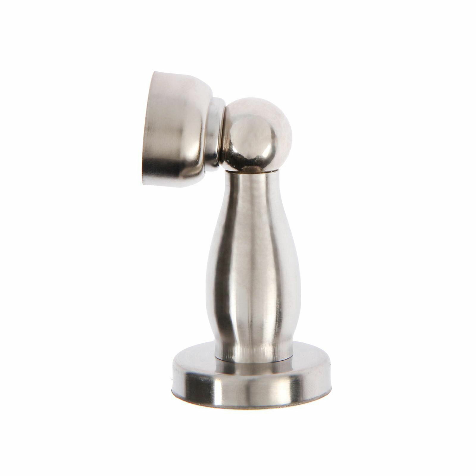 Упор дверной магнитный, нержавеющая сталь, цвет: сталь, тип: магнитный ограничитель