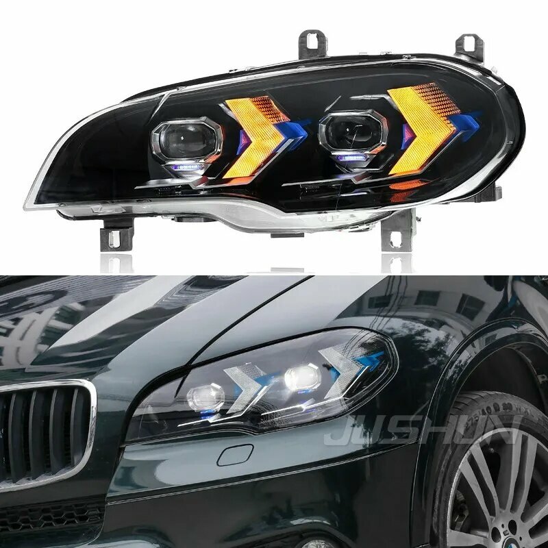 Фары автомобильные, 2 шт, арт. БМВ Х5 Е70 2006-2013