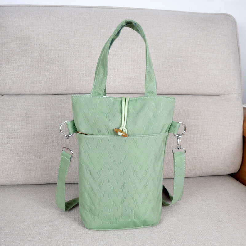 Утолщенная сумка через плечо с двойным держателем для стаканов, водонепроницаемая, с отделением для мамы, защитным чехлом, сумка для уличного зонта, изолированный держатель для стаканов