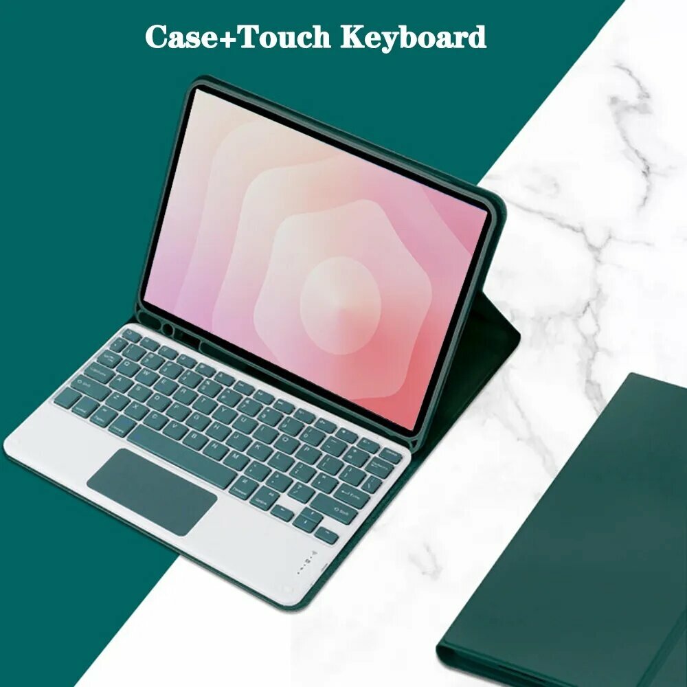 Чехол для планшета Samsung Galaxy Tab S11 11 дюйма, русская клавиатура с держателем S Pen (SM-X730 SM-X736B)