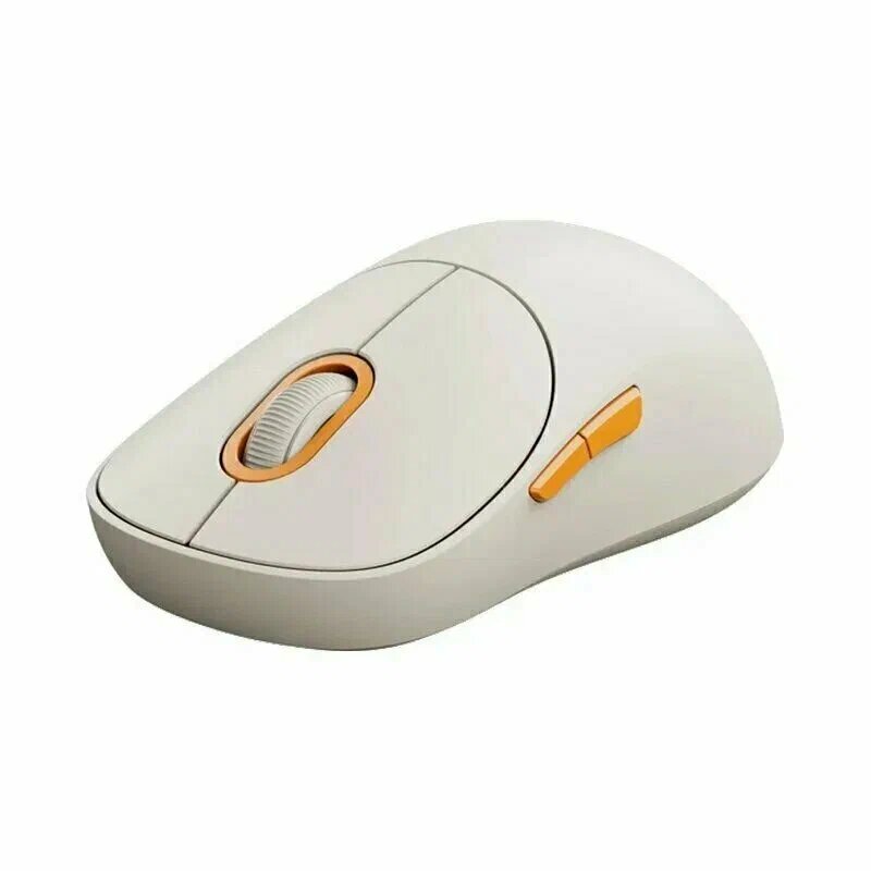 Беспроводная мышь Xiaomi Wireless Mouse 3 Color Edition, Бежево-Оранжевая