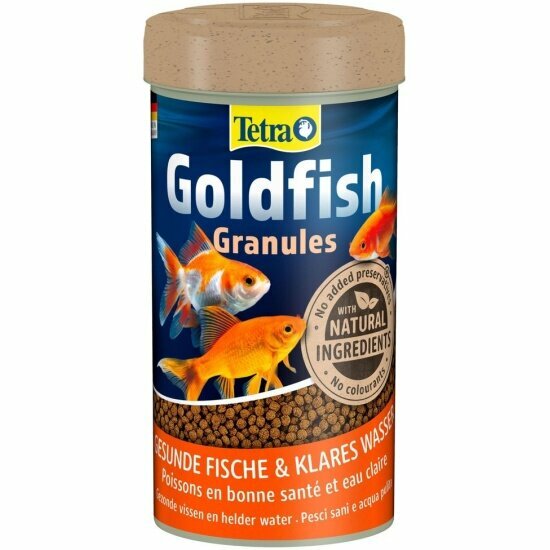 Корм для холодноводных рыб и золотых рыбок Tetra Goldfish Granules 250 мл. плавающие гранулы