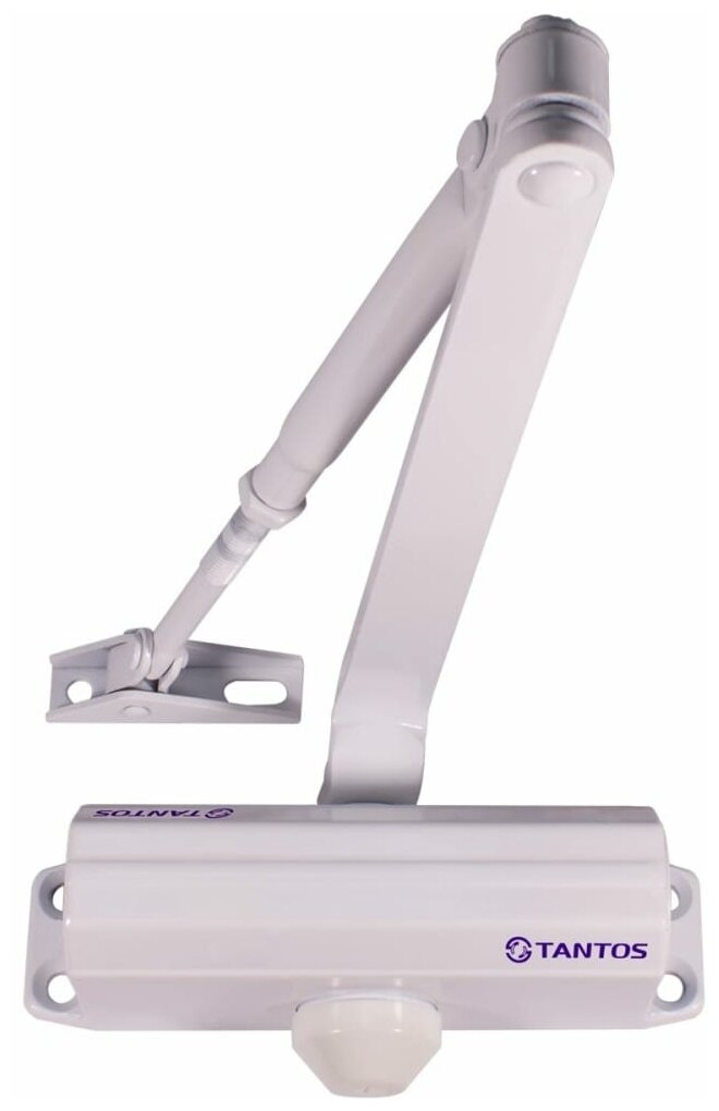 Дверной доводчик Tantos TS-DC065 белый, для дверей весом до 75 кг