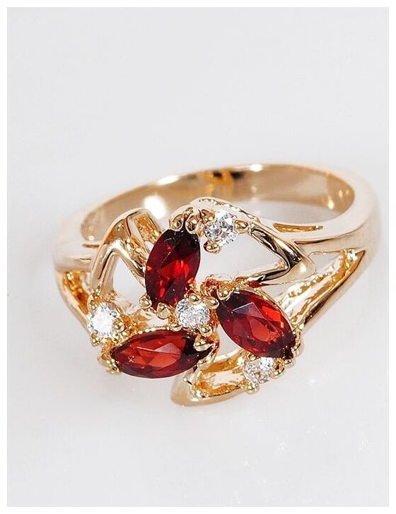 Кольцо, гранат