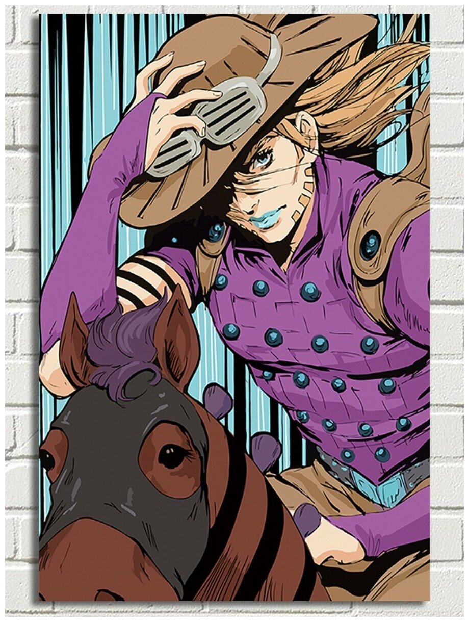 Картина по номерам Аниме ДжоДжо (JoJo, Джотаро, Джолин) - 8744 В 60x40