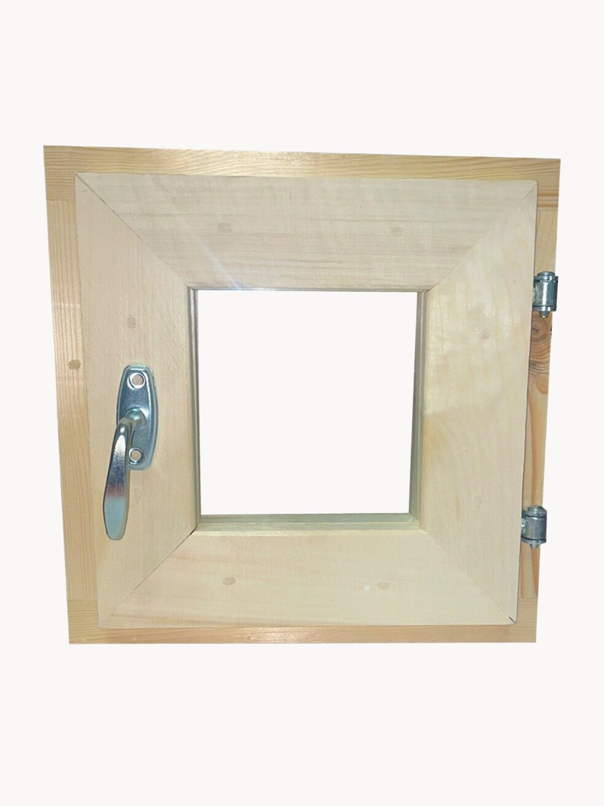 Окно форточка 300x300 мм деревянное 30х30 см, 2 стекла