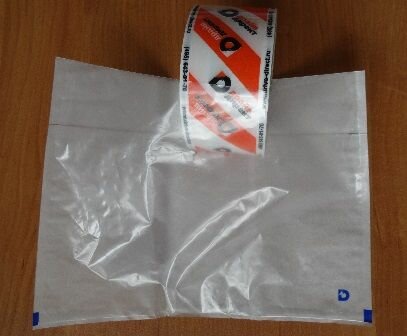 100 шт. Самоклеящийся карман С5 без клапана (вн. размер 235х185 мм) 1000 штук, для сопроводительных документов кармашек для накладных, арт. 230194