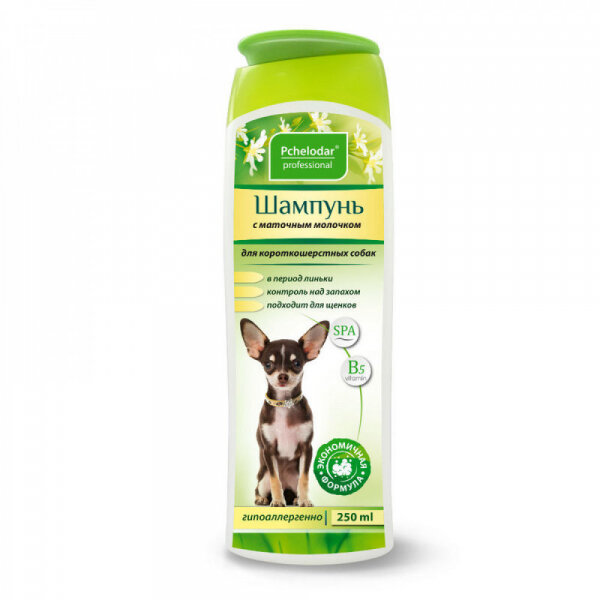 Pchelodar Шампунь для короткошерстных собак с маточным молоком