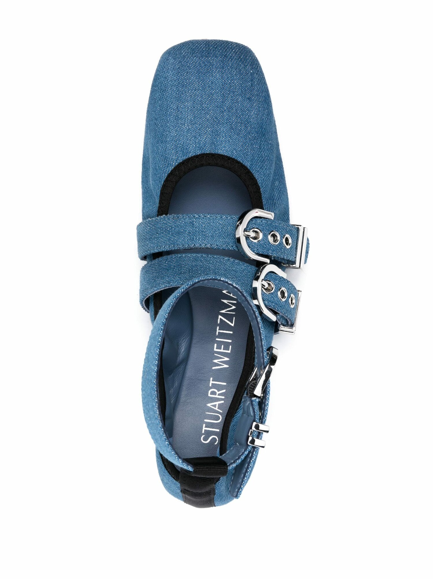 Балетки Stuart Weitzman Maverick, размер 37.5, синий — фото 1