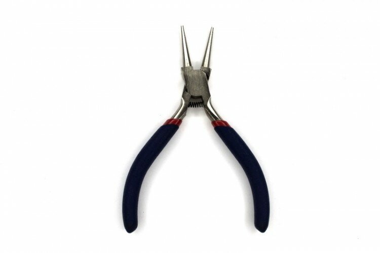 Круглогубцы, цвет синий/красный, хирургическая сталь, 125мм, 32-129, 1шт