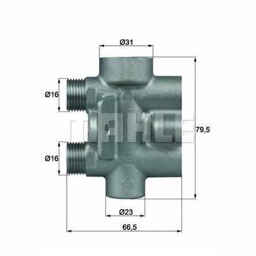 Термостат, масляное охлаждение Knecht/Mahle to975 для Audi Q7, R8; VW Touareg