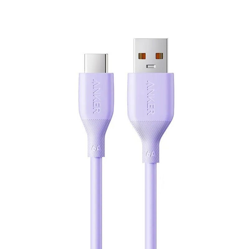Кабель Anker USB to USB-C Cable (A8001), 1м фиолетовый