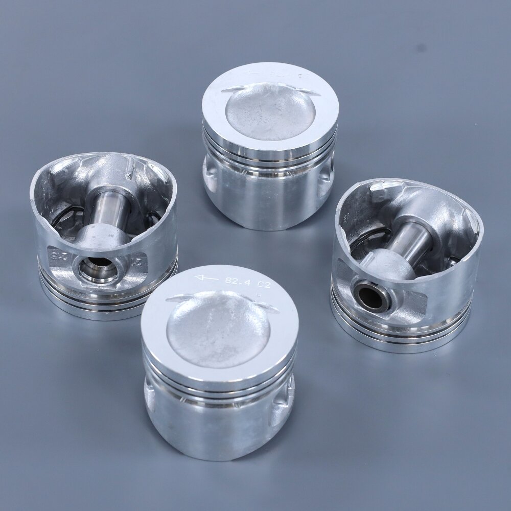 Комплект поршней 21213 (4 поршня + 4 пальца) рем. размер 82,4 Кл. E (дв. 21073, 21213, 21214, 2130)