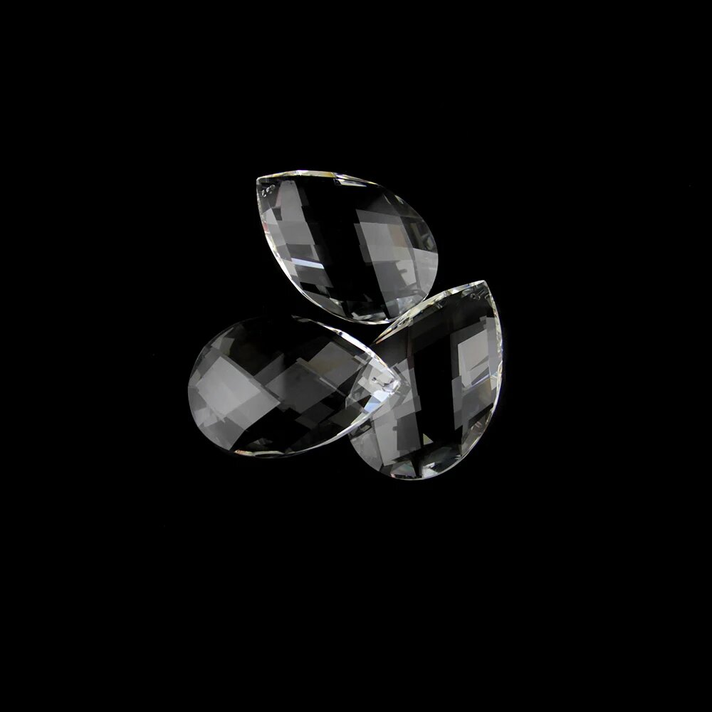 Хрустальные подвески для люстр hbl 50/63/76 мм 10 шт 63mm 10pcs, Clear