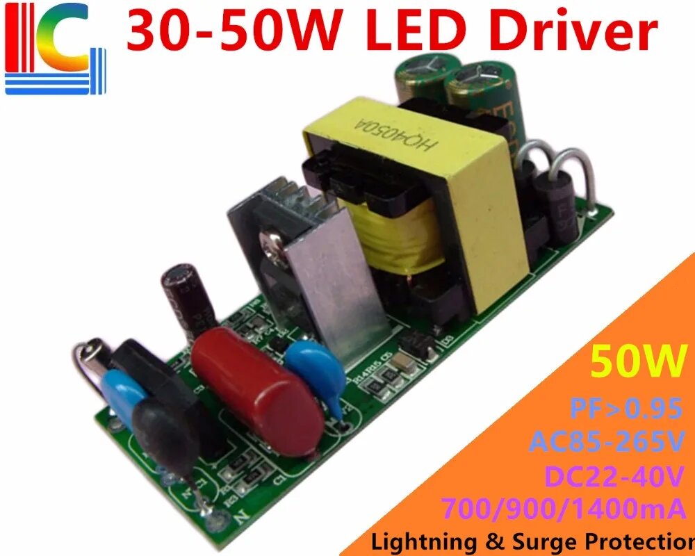 Трансформатор LC-0090 30-50VDC, 600mA