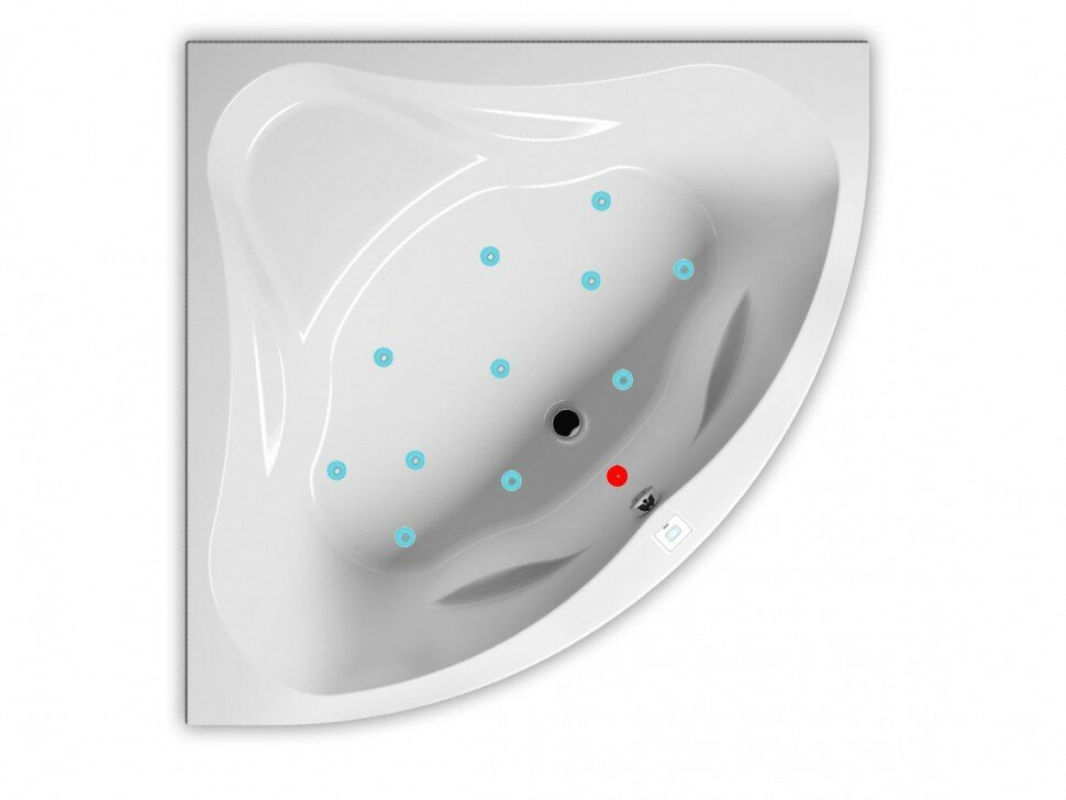 Гидромассажная ванна RIHO NEO AIR 140x140