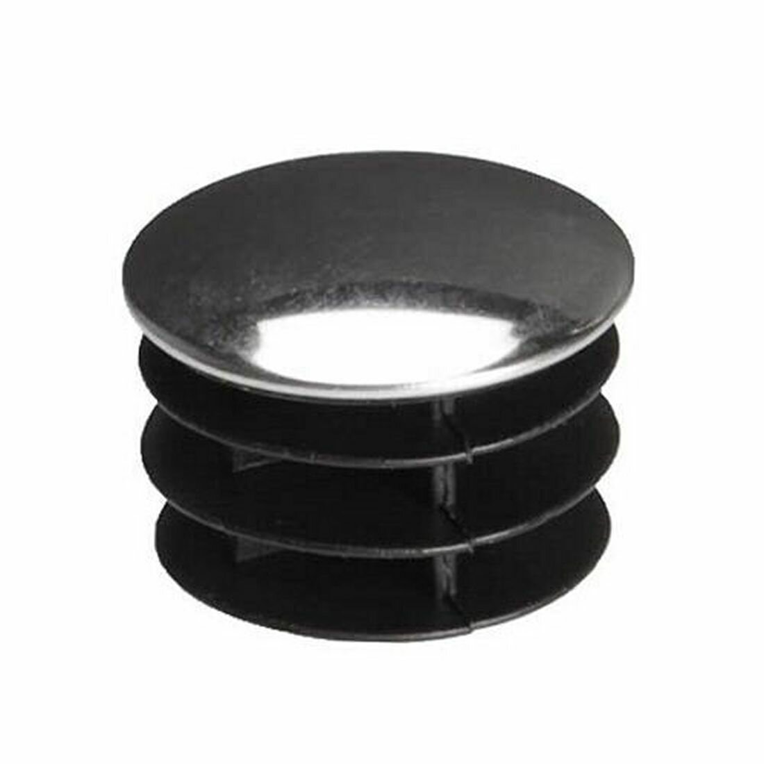 Заглушка декоративная для трубы d32мм, пластиковая, хромированная