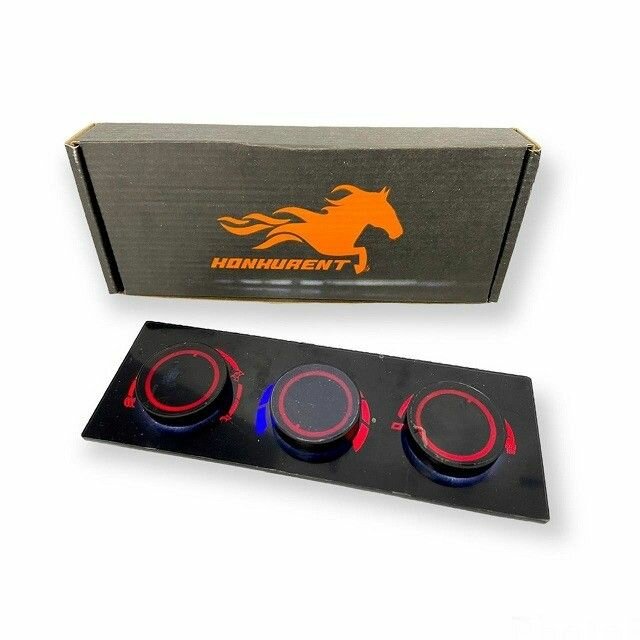 Блок управления печки/климат-контроля Lada Priora с красной LED подсветкой