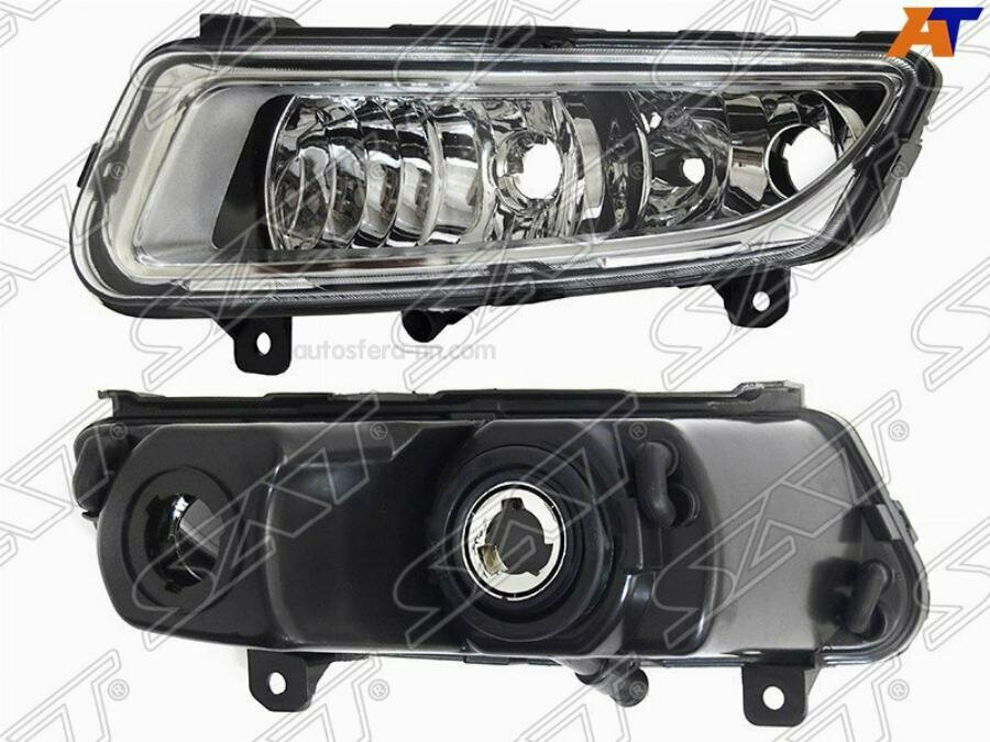 SAT ST4412040L Фара противотуманная (Слева/ SEDAN 15-20 /HBK 09-15 под 2 лампы) Volkswagen Polo 09-20