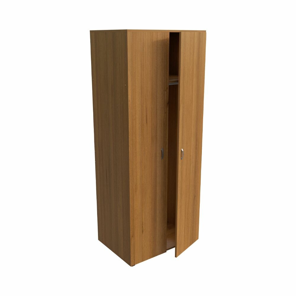 Шкаф для одежды распашной с полкой ШФ222, р.800х560х2000 мм, Орех гварнери