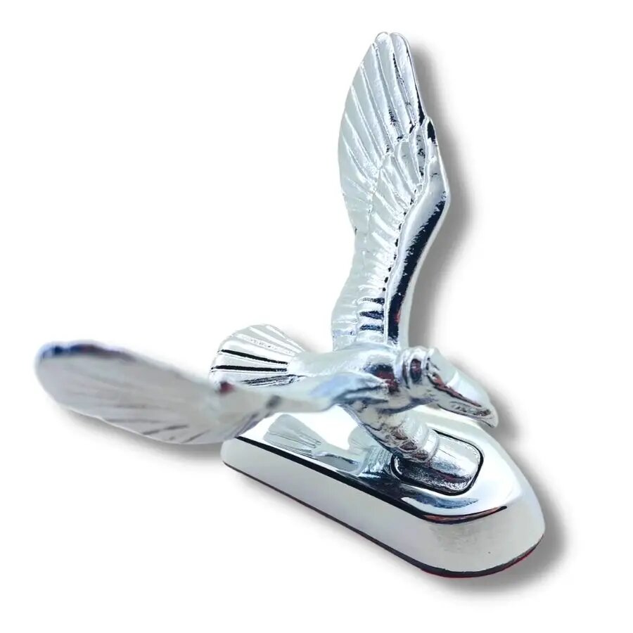 Новый 3D металлический логотип крыла орла, передний капот, эмблема, автомобильный Стайлинг, стенд, значок на капот, наклейка, автомобильные наклейки, наклейки на мотоцикл