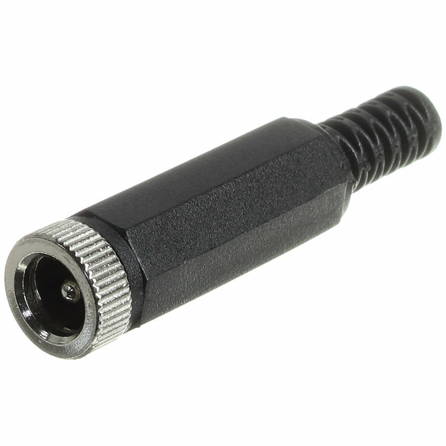 Гнездо питания 5.5*2.1*9мм (DJK-00А) на кабель с амортизатором