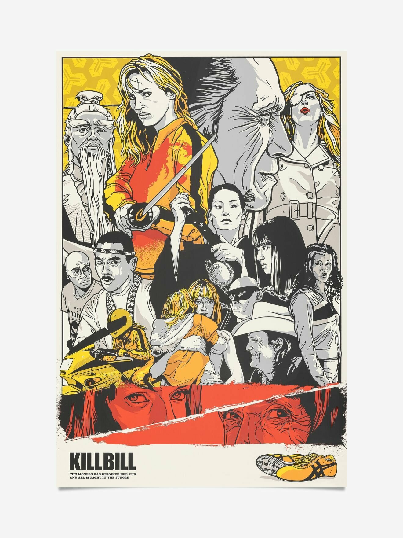 Постер (плакат) по фильму Тарантино: Убить Билла 40x60 см. от Poster4me