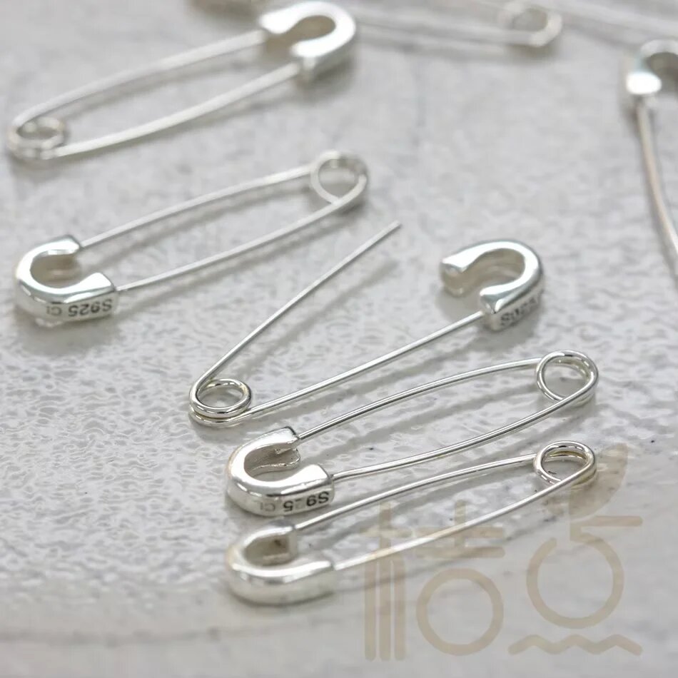 Булавка для бижутерии из серебра 925 Sterling Silver