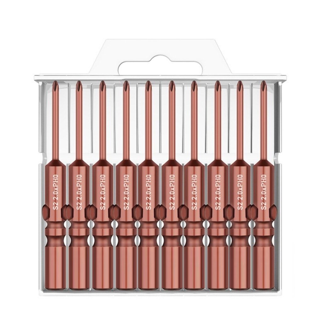Бита для отвертки с шестигранным хвостовиком Бита для отвертки Магнитная стальная электрическая ударная дрель и отвертка PH0 PH1 PH2