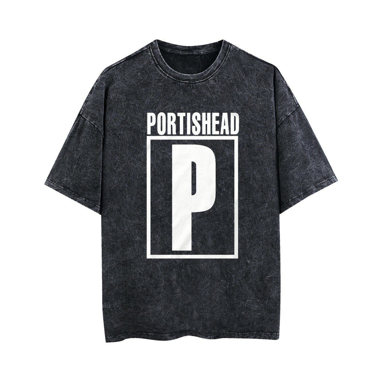 Ретро-футболка Portishead Официальный логотип Portishead Футболка