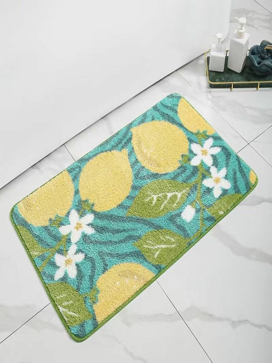 Коврик на пол для ванной и туалета противоскользящий 50х80, ковер для спальни и дома