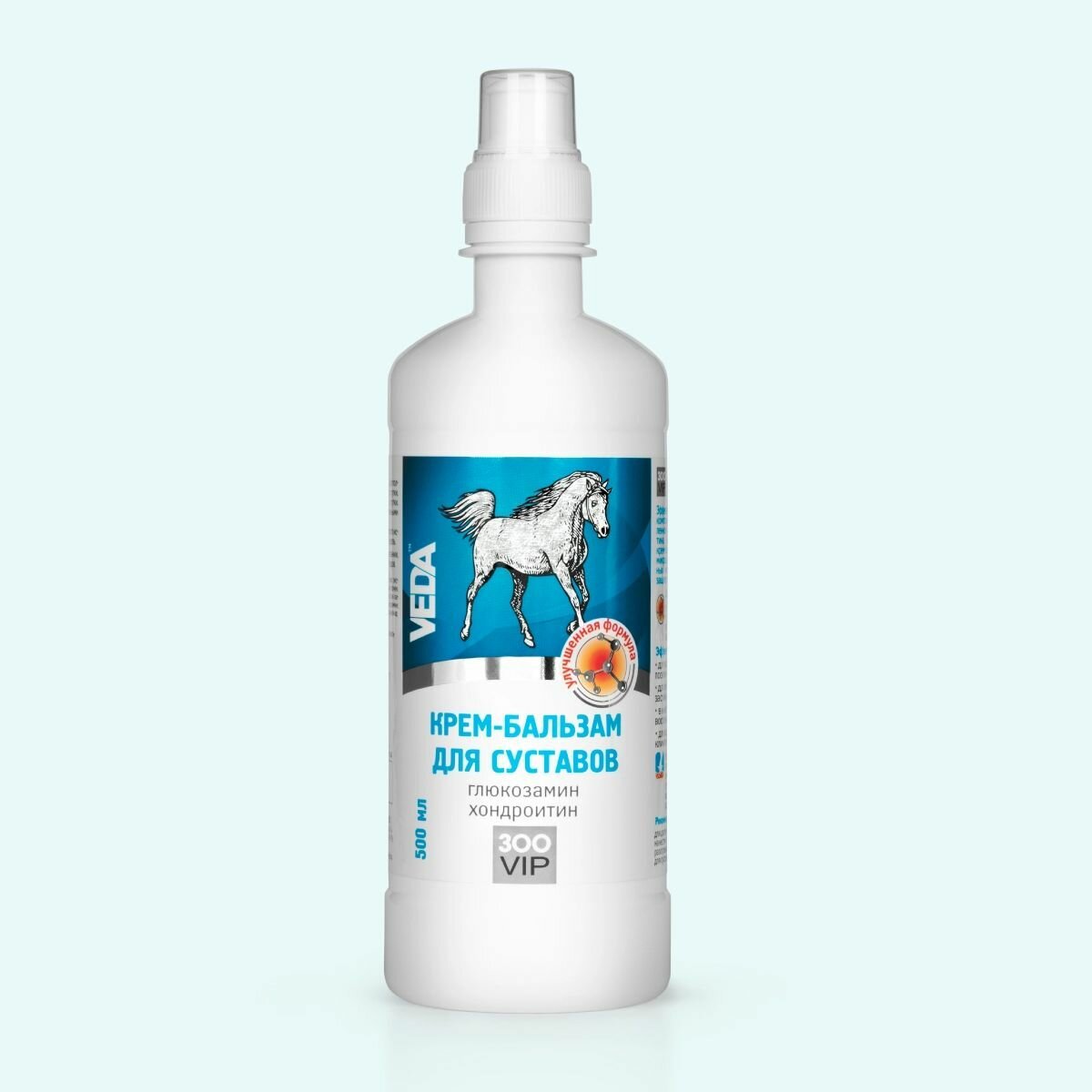 Крем-бальзам для суставов глюкозамин-хондроитин, флакон 500мл (Веда)