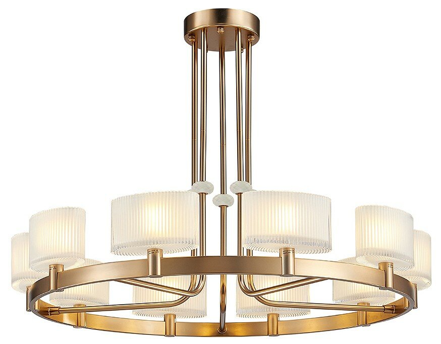 Люстра на штанге Newport 4330 4338+2/C new gold