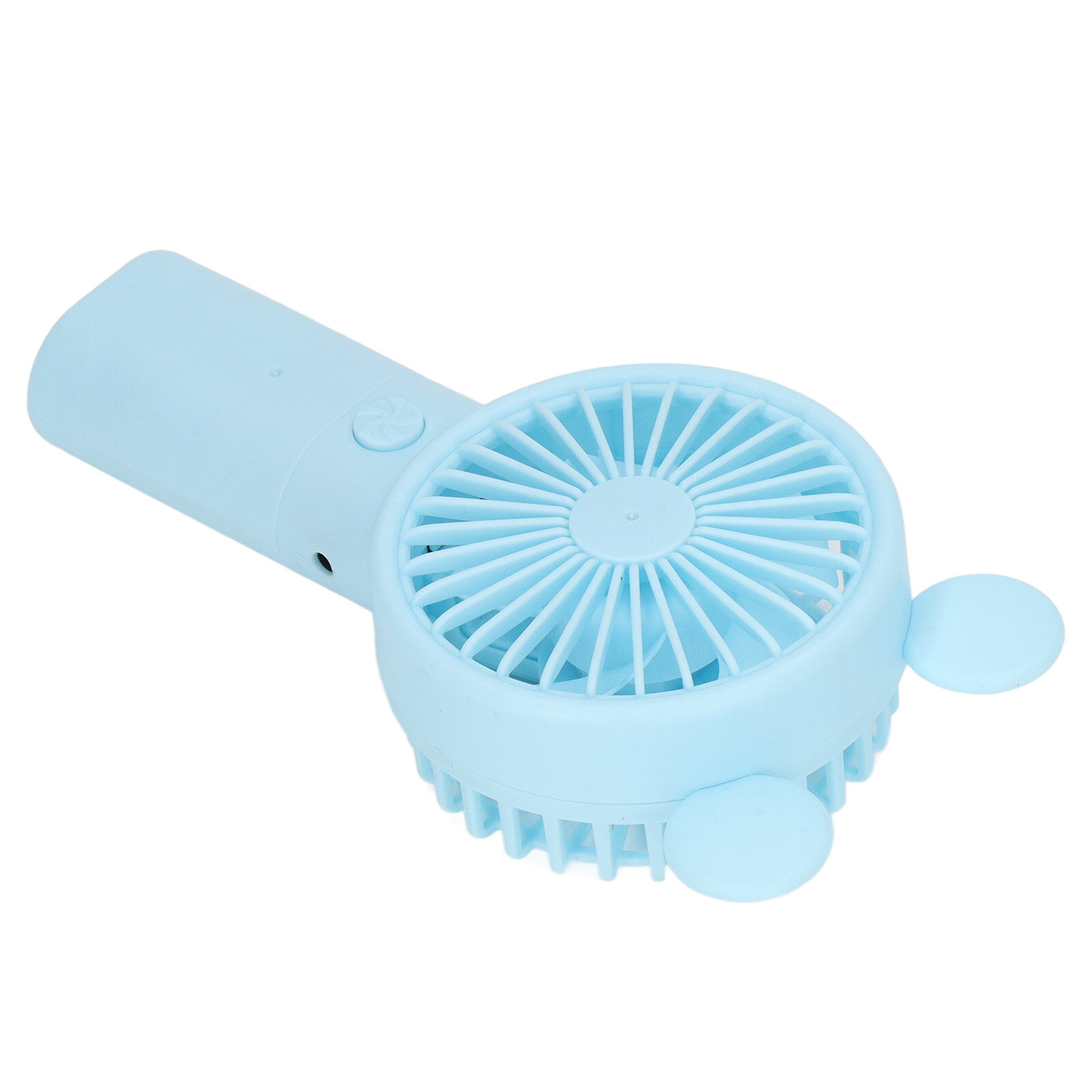 Мини-ручной вентилятор USB 1200 мАч аккумулятор с двойным приводом портативный ручной вентилятор электрический маленький вентилятор синий