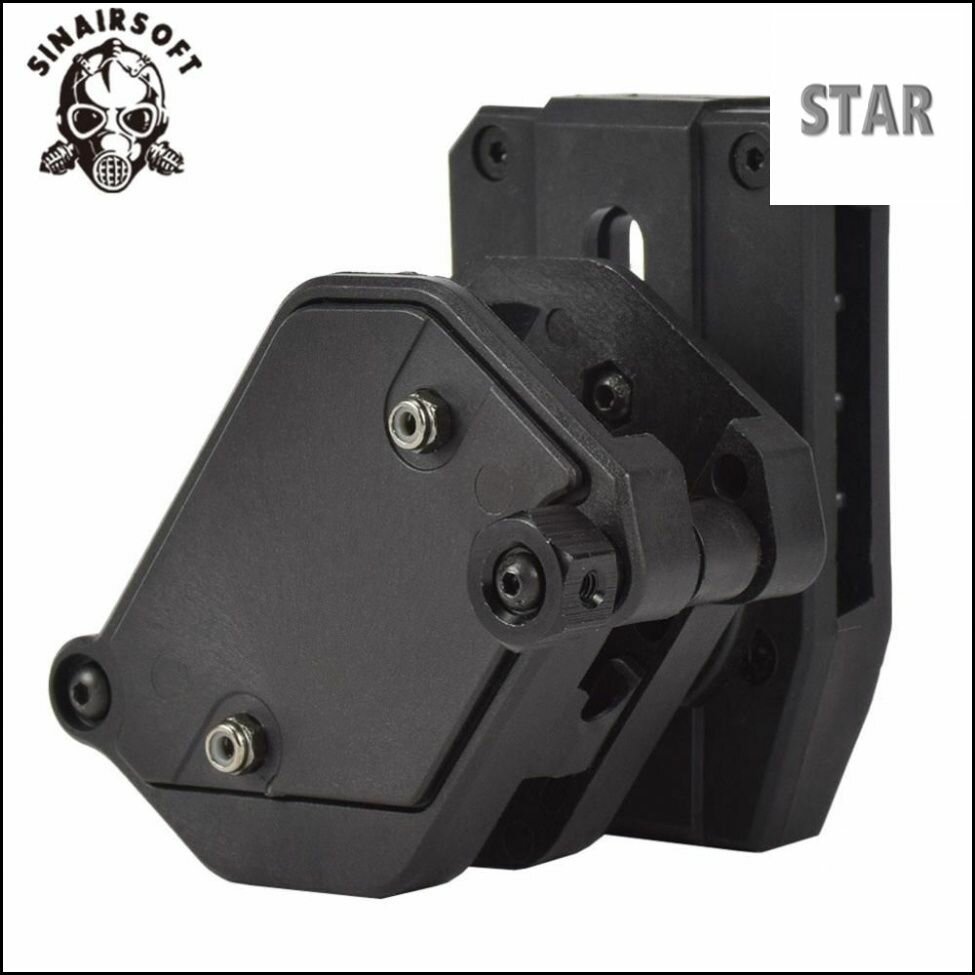 Эксклюзивная кобура для скоростных магазинов Airsoft, модель Tactical IPSC, представлена в мультиугловой тактической версии