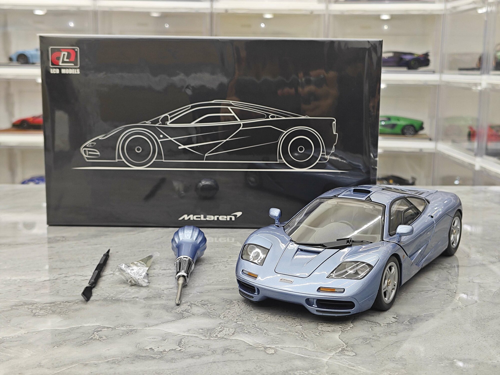 Модель автомобиля LCD MODELS McLaren F1 XP5, 1:18, коллекционная модель из сплава