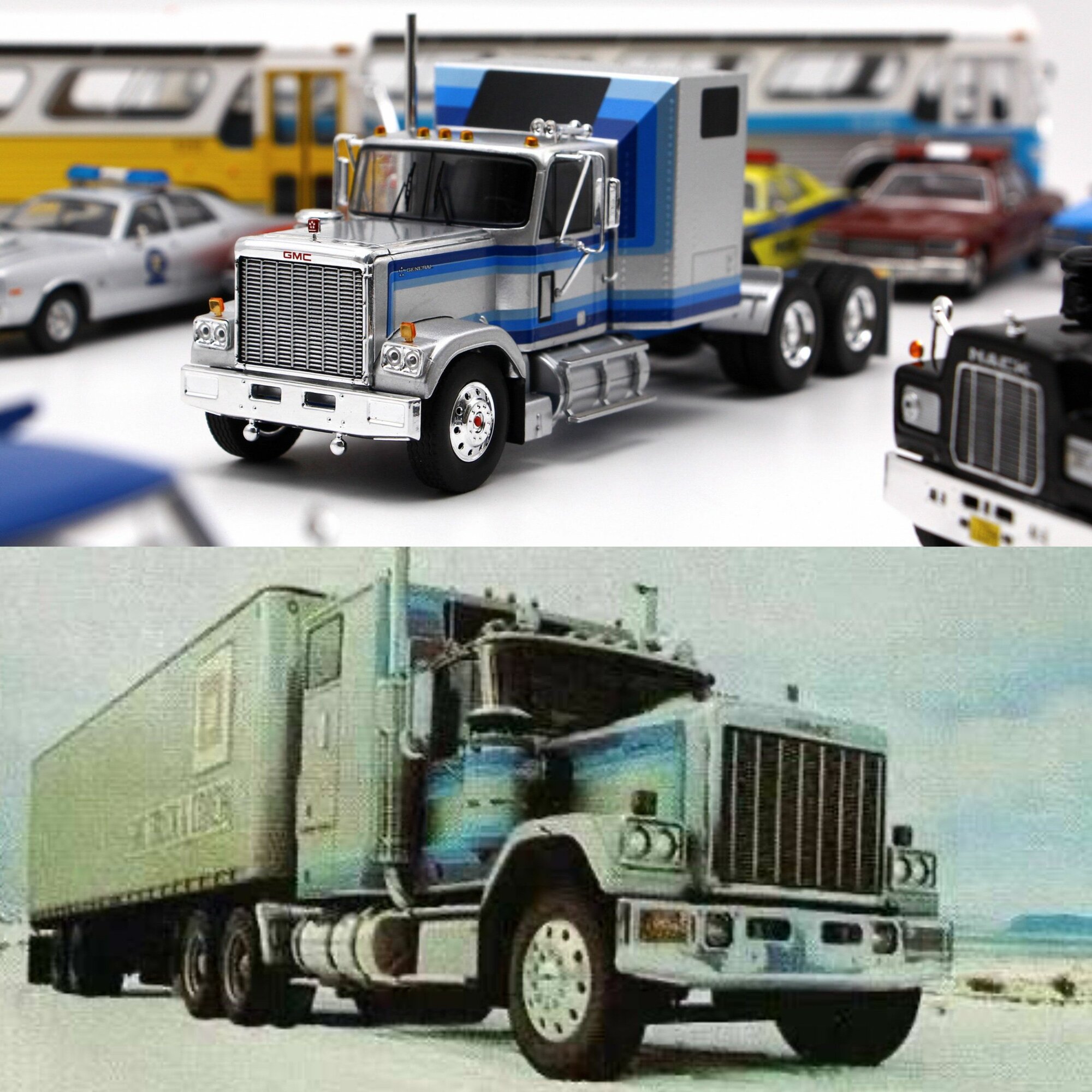 IXO Универсальный американский тягач GMC General Tractor Truck 1980 1:43модель автомобиля