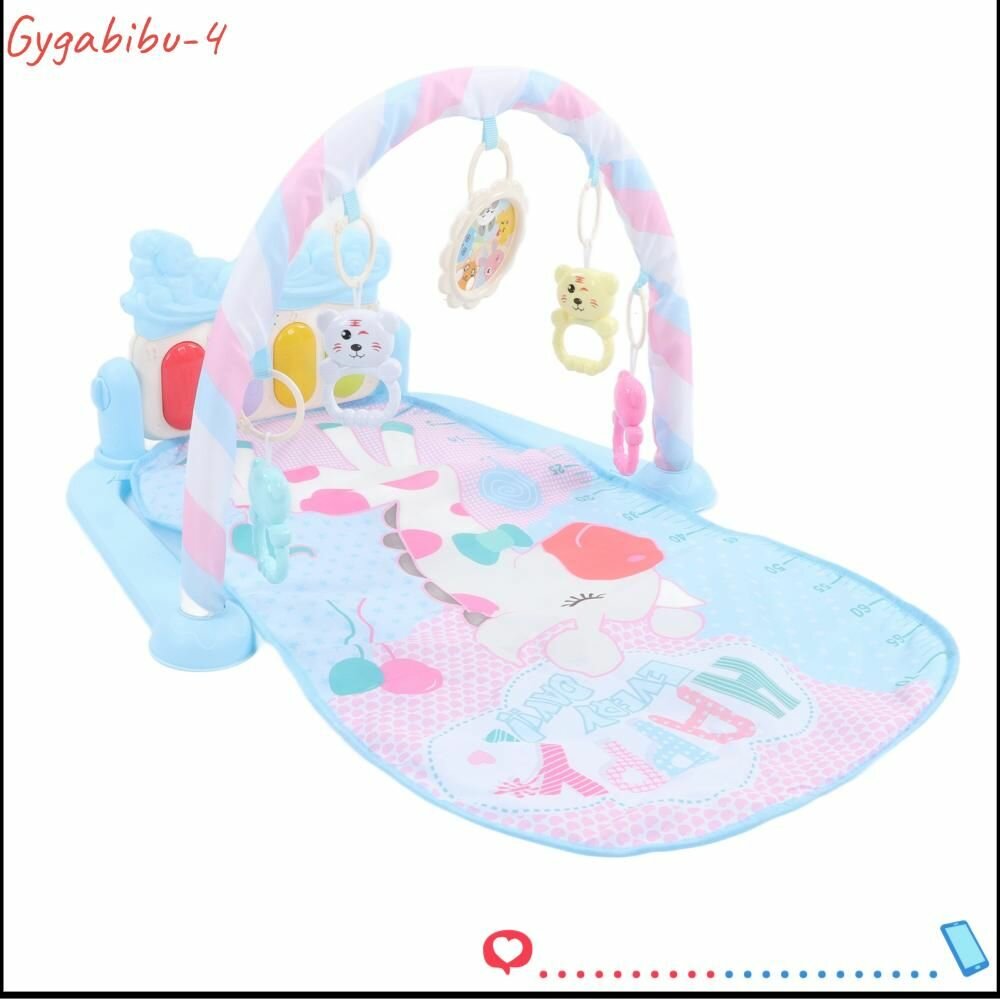 Музыкальный игровой коврик для малышей, многофункциональный, для новорождённых