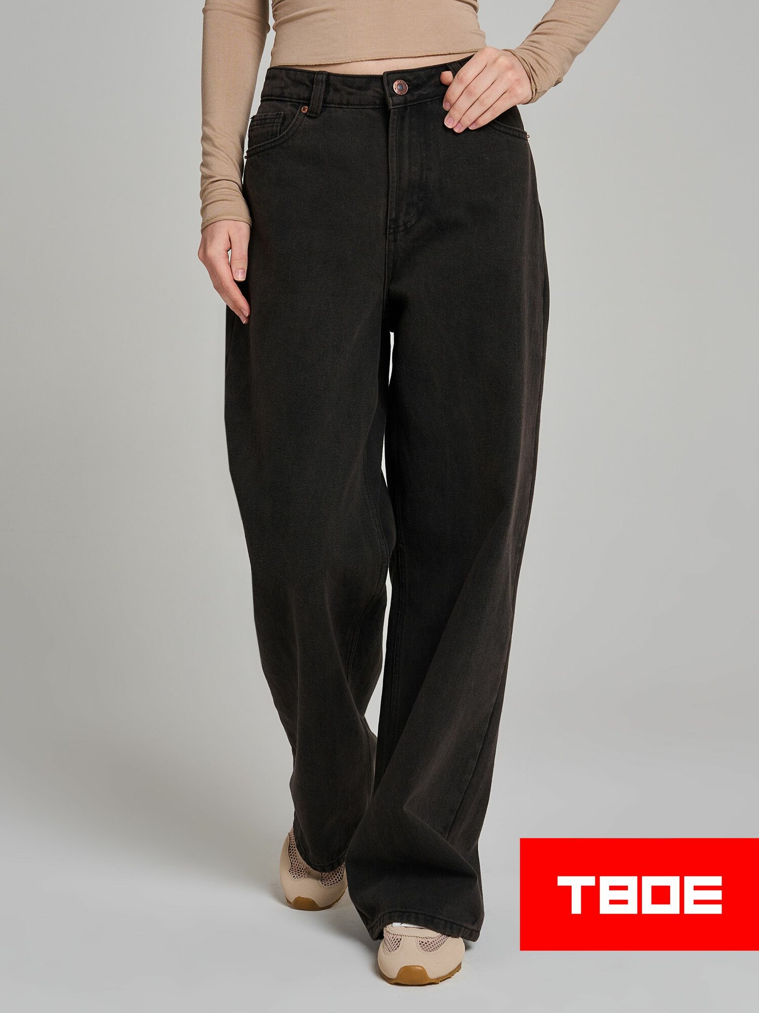 Джинсы багги 