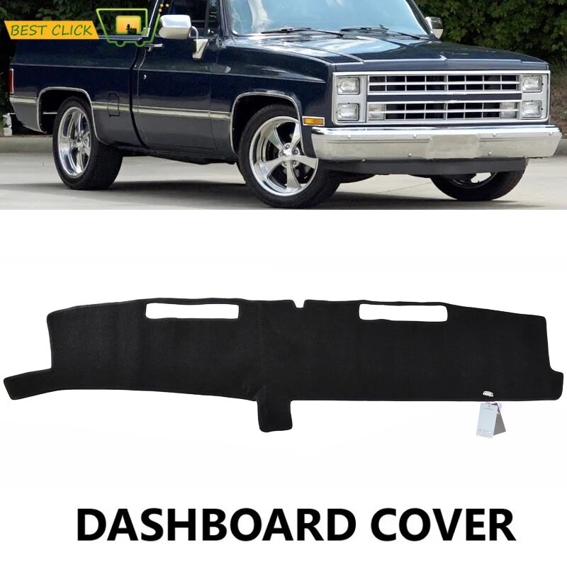 Крышка приборной панели для Chevrolet Chevy C10 полноразмерный грузовик Silverado 1981-1987 коврик для приборной панели Крышка для приборной панели Защита от солнца ковер