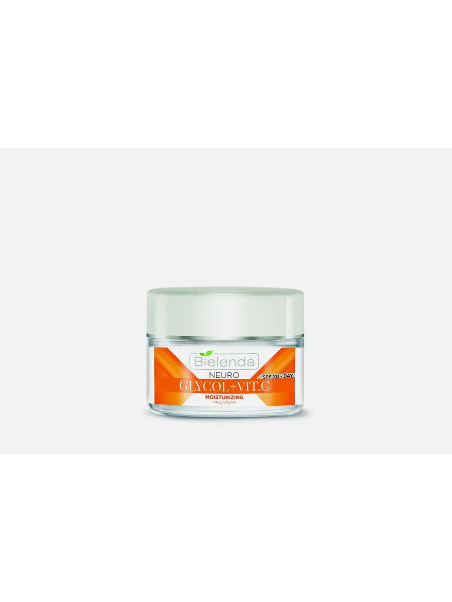 BIELENDA Neuro Glycol + Vit C Крем для лица активатор блеска и молодости SPF20 50 мл
