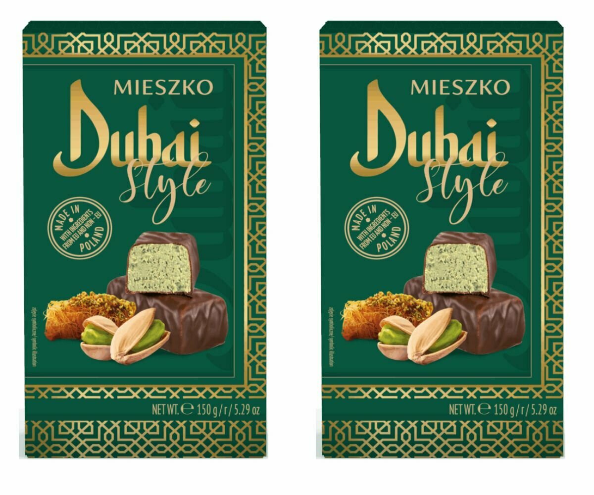 Mieszko Конфеты шоколадные Dubai Style, 150 г, 2 уп