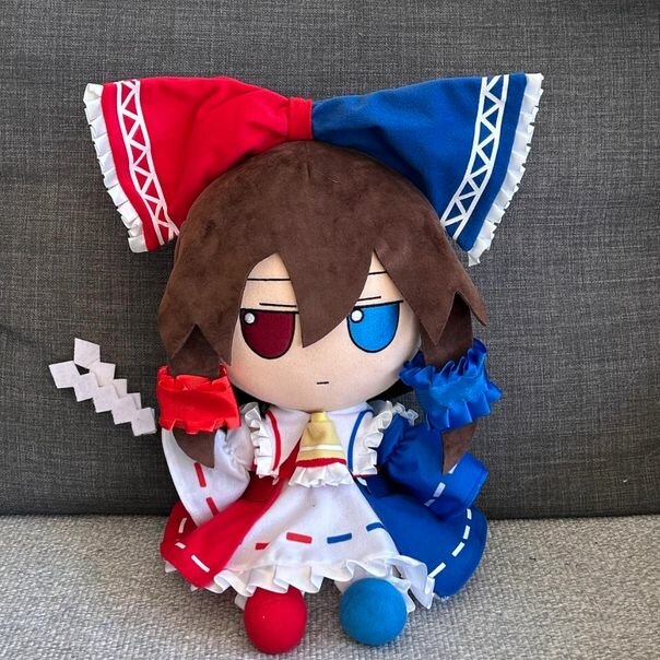 TouHou Project Fumo Reimu Hakurei плюшевая игрушка ; Рейму Хакурей мягкие игрушки аниме 20CM