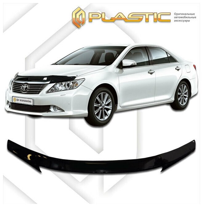 Дефлектор капота Classic черный Toyota Camry Год выпуска 2011-2014