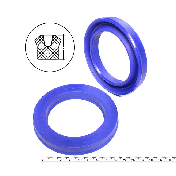 Манжета гидравлическая 70х100х14.5 (манжета цилиндра 100*70*14.5) тип UN PU (полиуретан) (упаковка 2 шт.)