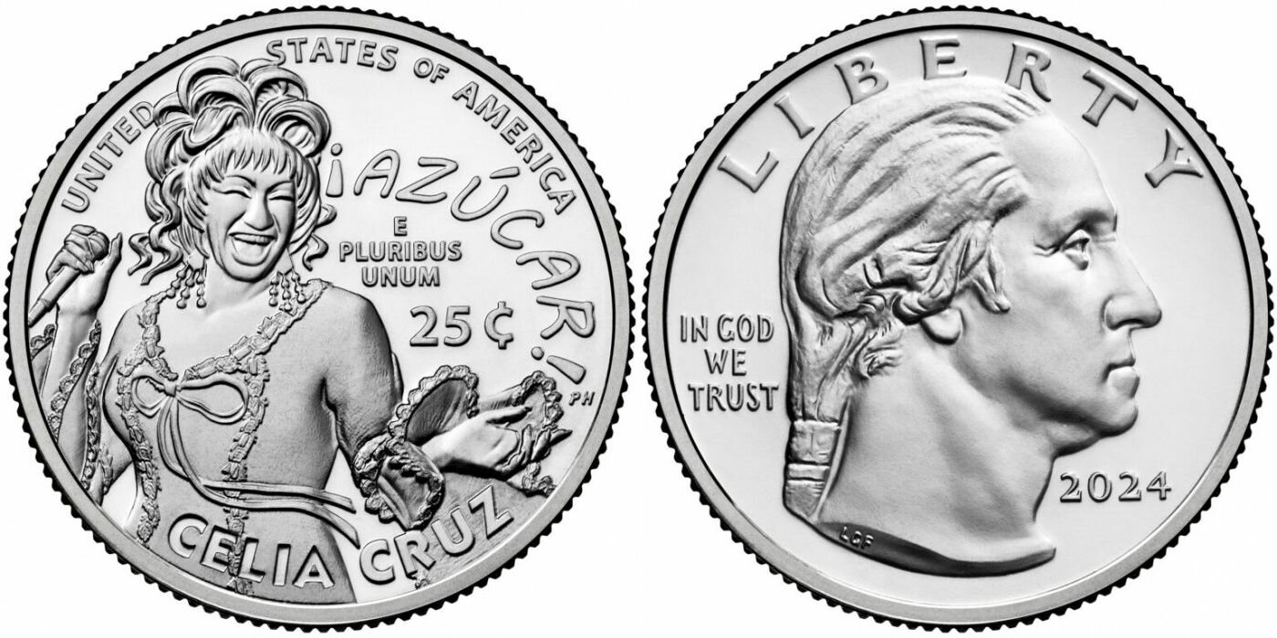 США 25 центов 2024 Американские женщины 14 - Селия Крус