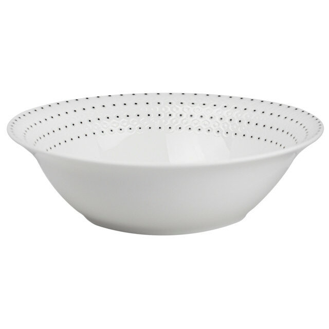 ESPRADO Puntos глубокая тарелка 18 см из костяного фарфора для сервировки стола