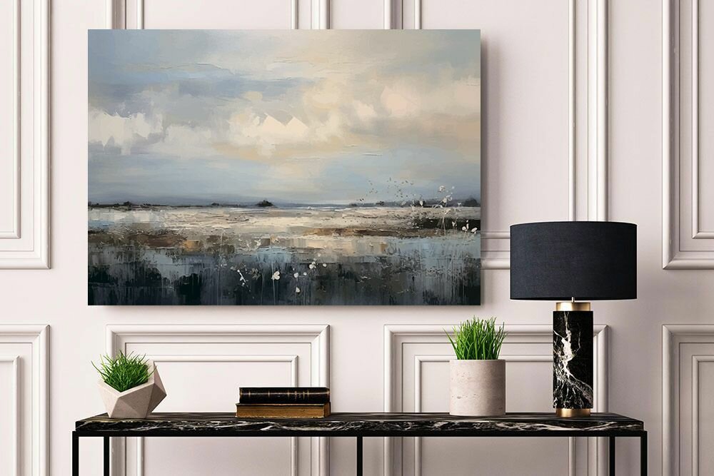 Leyla art Интерьерная картина на холсте "Арт абстракция масло" 40х50 см